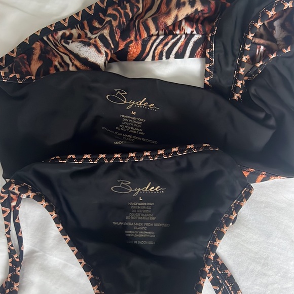 Swim | Animal Print One Shoulder Bikini By Bydee Swimwear | Poshmark